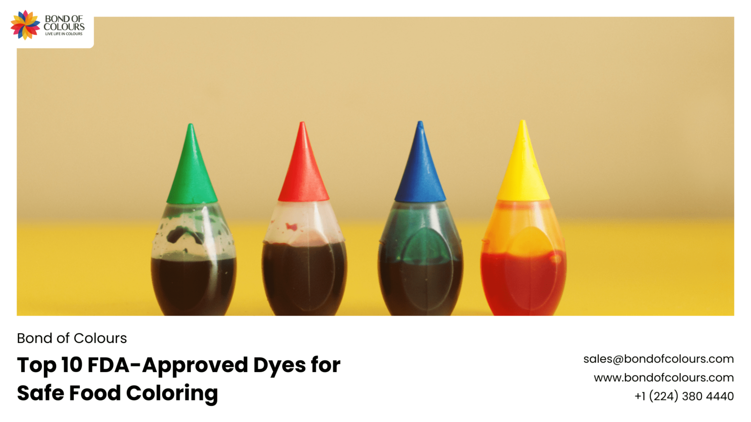 Top 10 FDA-Approved Dyes for Safe Food Coloring