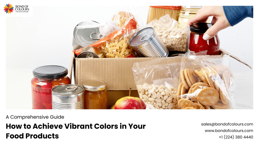 How to Achieve Vibrant Colors in Food Products