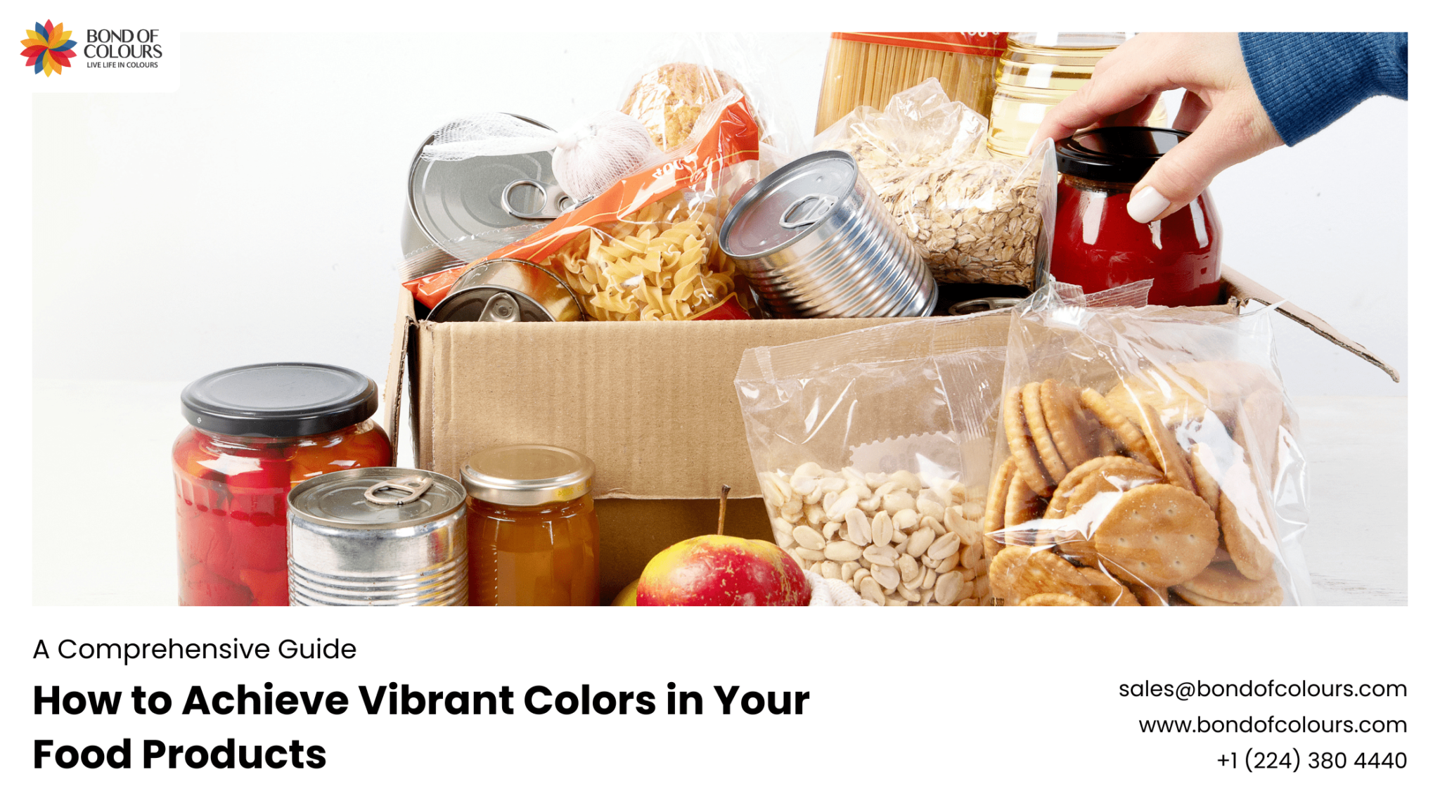 How to Achieve Vibrant Colors in Food Products